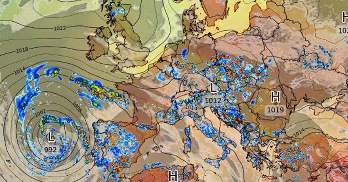 Ireland storm warning as Met Eireann pinpoint exact…