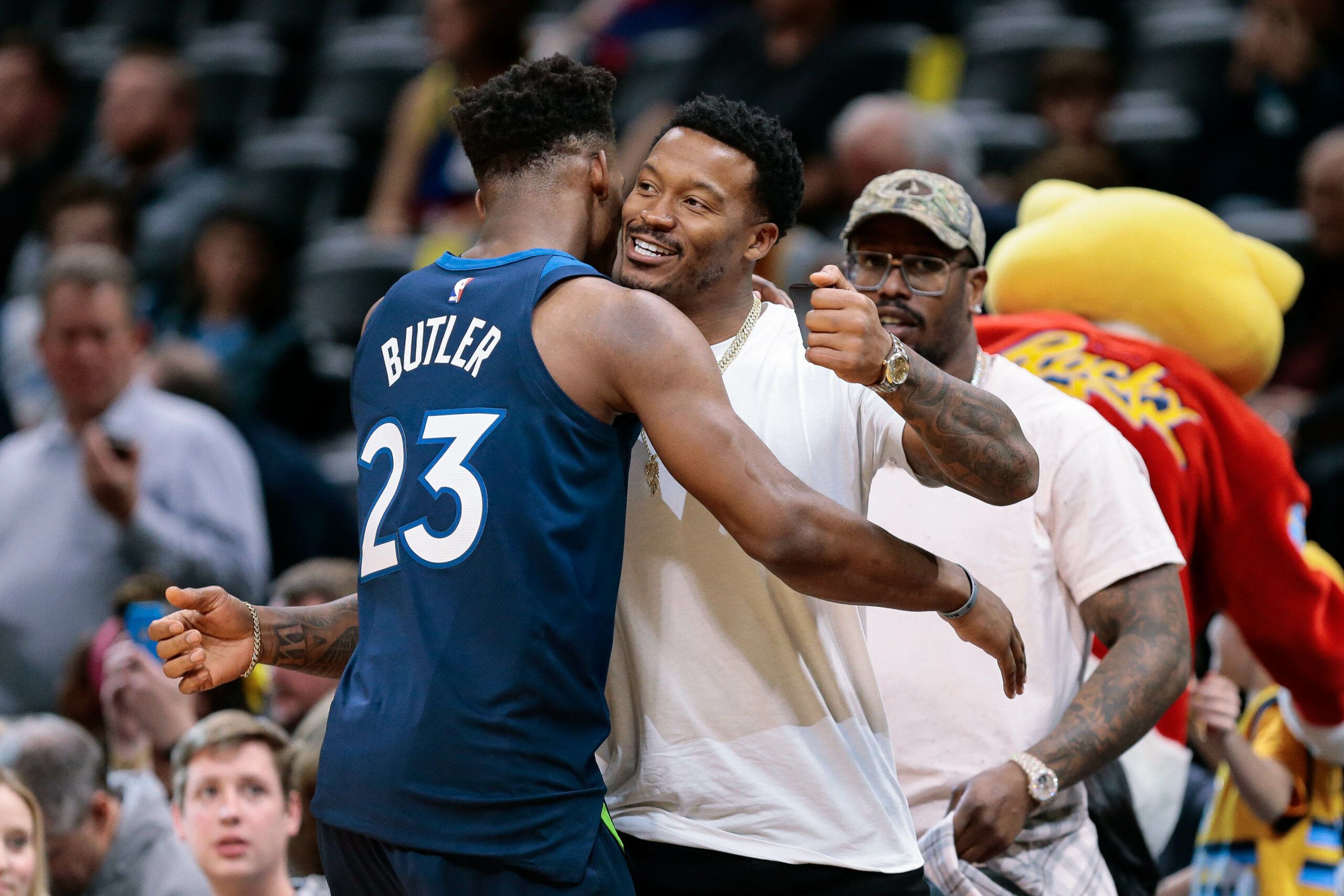 Broncos fans rooting for Miami’s Jimmy Butler, friend…