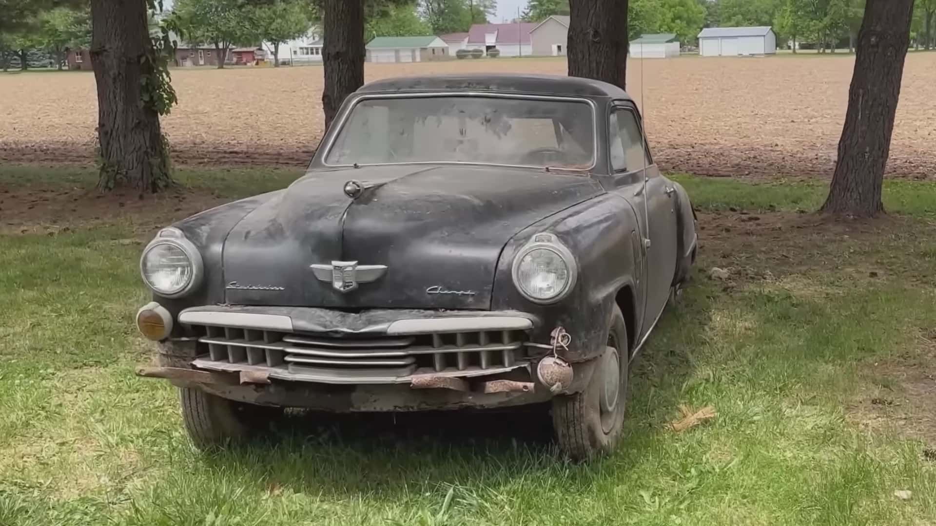 Watch A Studebaker Champion Coupe Get First Wash In 42…
