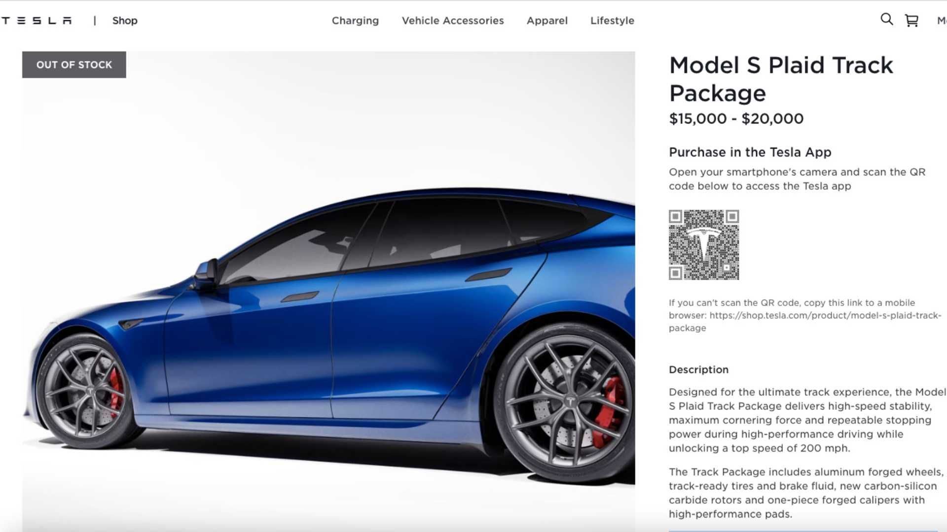 Tesla Model S Plaid Track Pack Out Of Stock After…