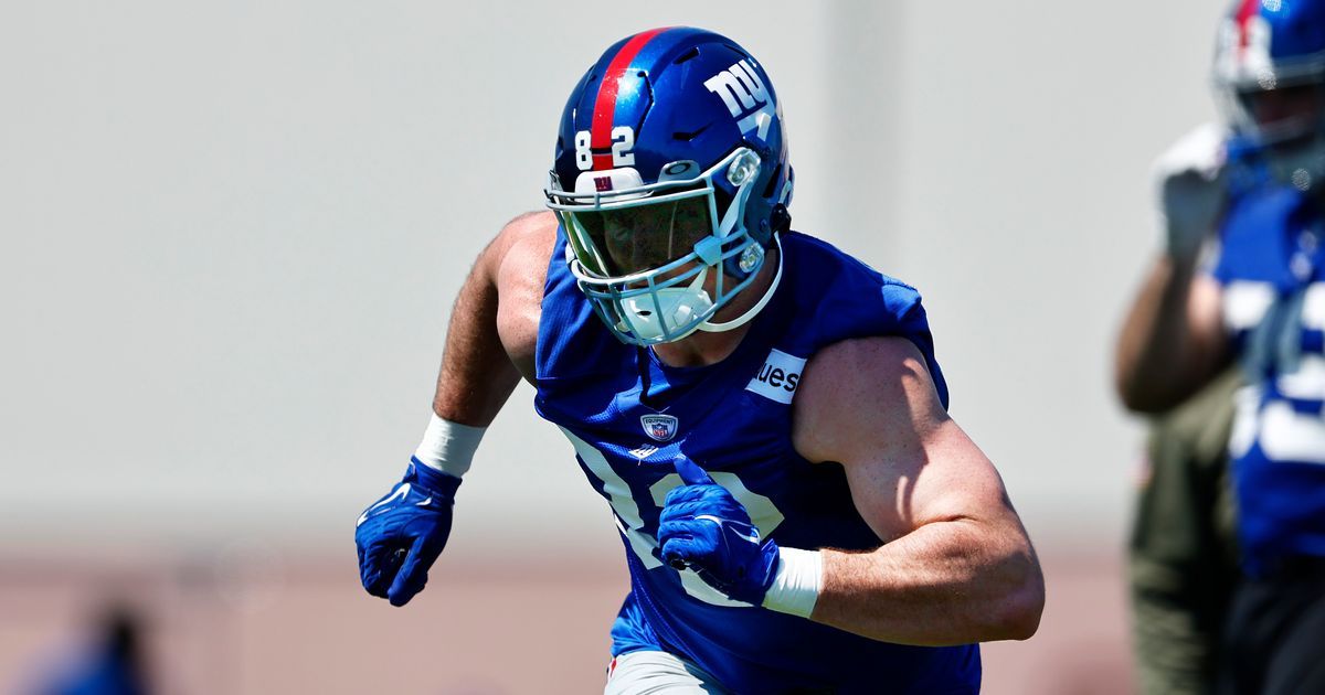 New York Giants star Daniel Bellinger shows off body…