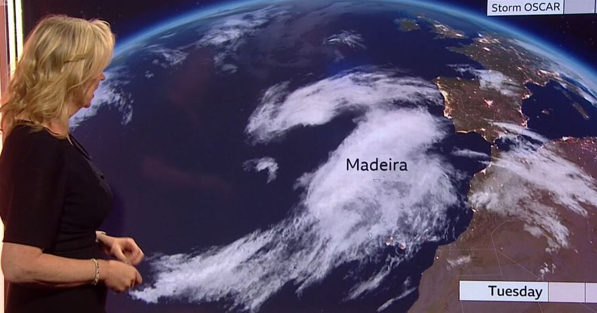 Storm Oscar in the Canaries to hit weather in Wales…