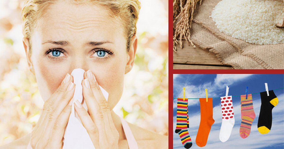 Hay fever: How just a sock and rice can improve…