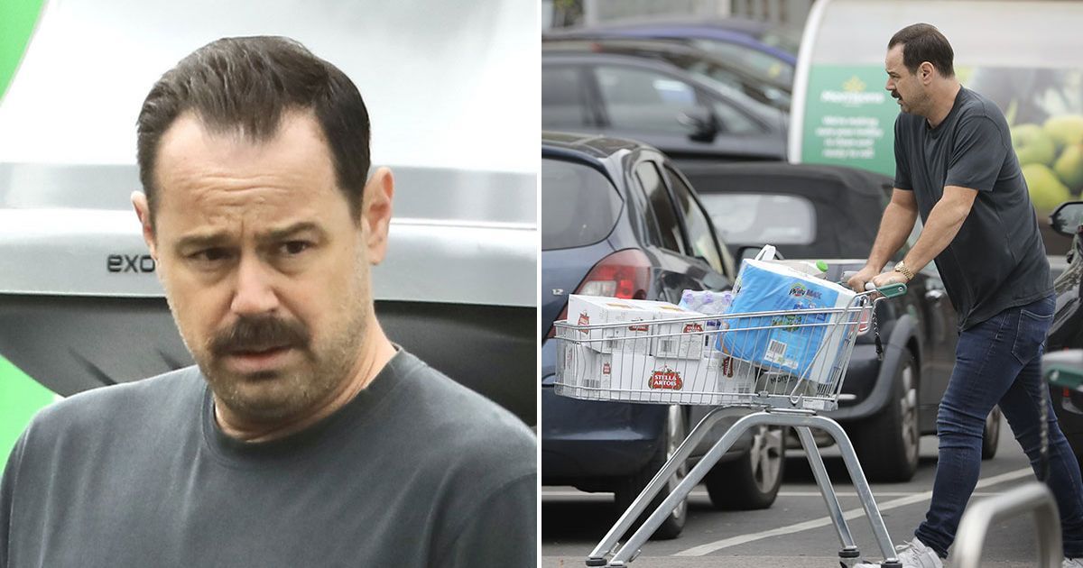 Danny Dyer shows off new look as he shops for lager…