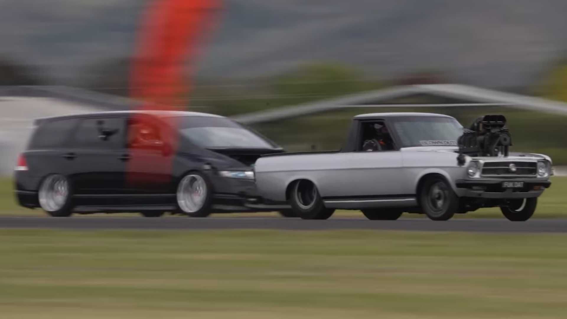 See Honda Odyssey With 2JZ Swap Drag Race Datsun Ute…