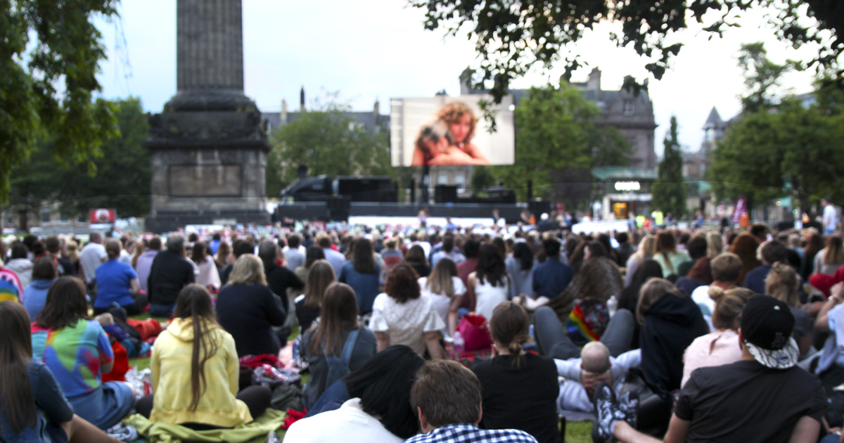 Edinburgh getting free open air cinema showing classic…
