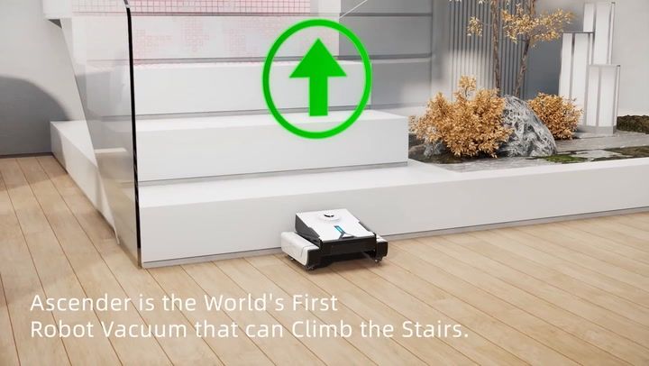Meet The Ascender, the world’s first robot vacuum that…