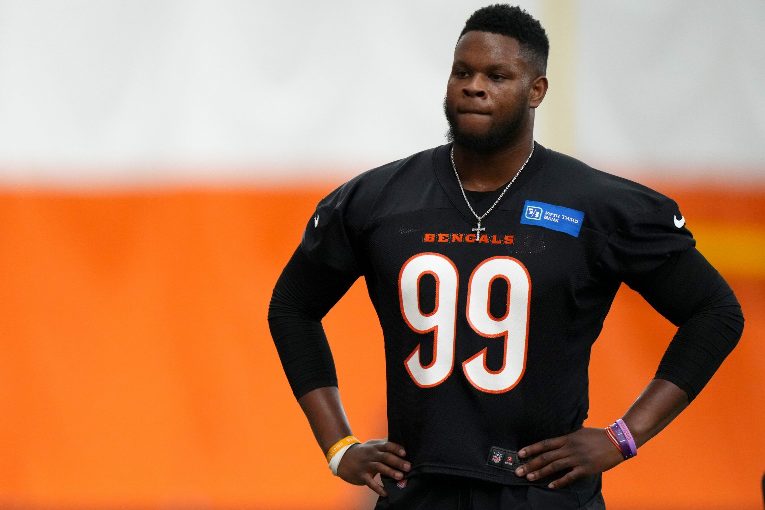 Trey Hendrickson is challenging Myles Murphy during…