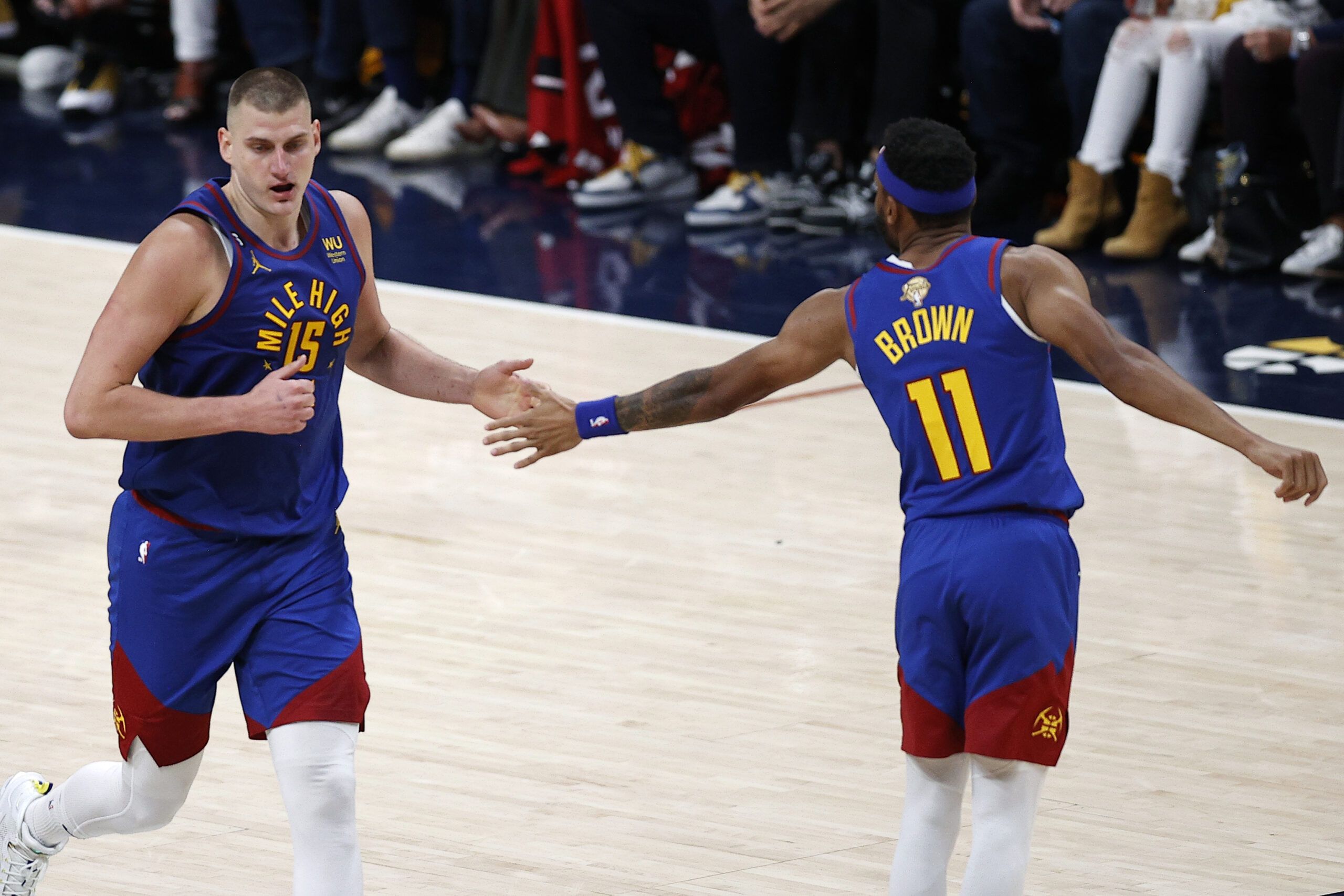 Nikola Jokic was jokingly ready to fight Bruce Brown…