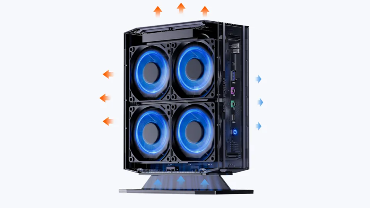 Minisforum's New PC Has Intel's Arc GPU, Quad-Fan…