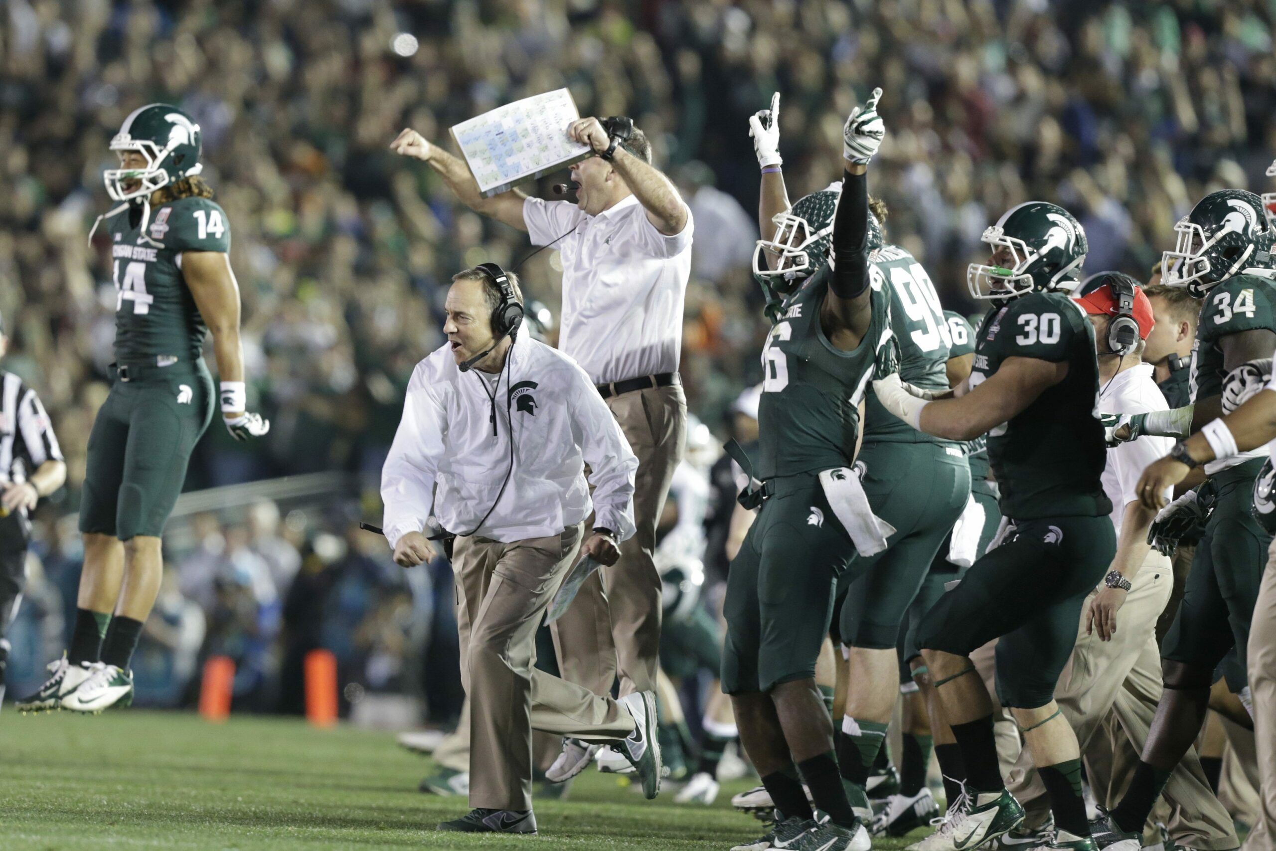 Former Michigan State football coach Mark Dantonio…