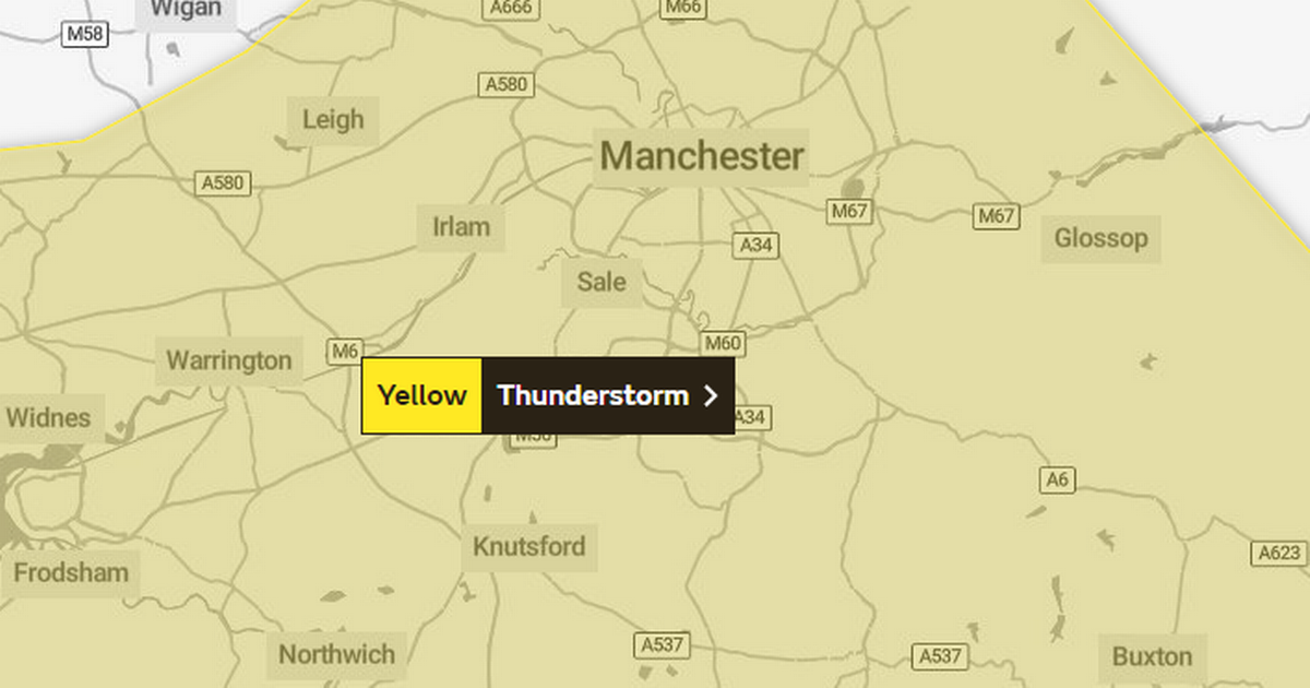 When thunderstorms are expected to hit Greater…
