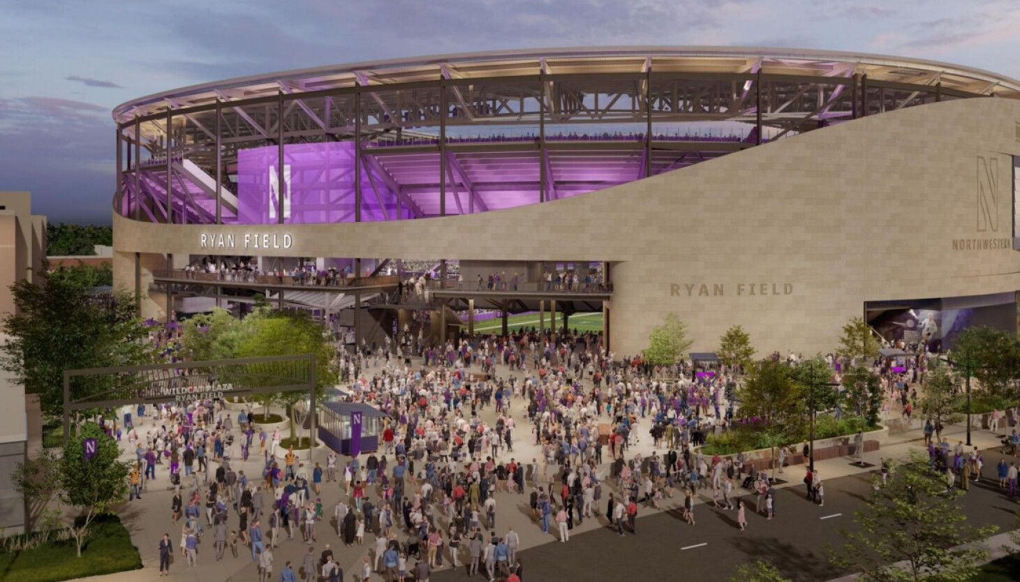 Northwestern drives toward goal line on $800 million…