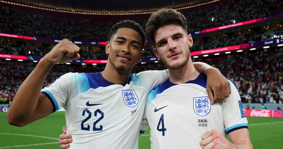 Declan Rice and Jude Bellingham among SEVEN England…