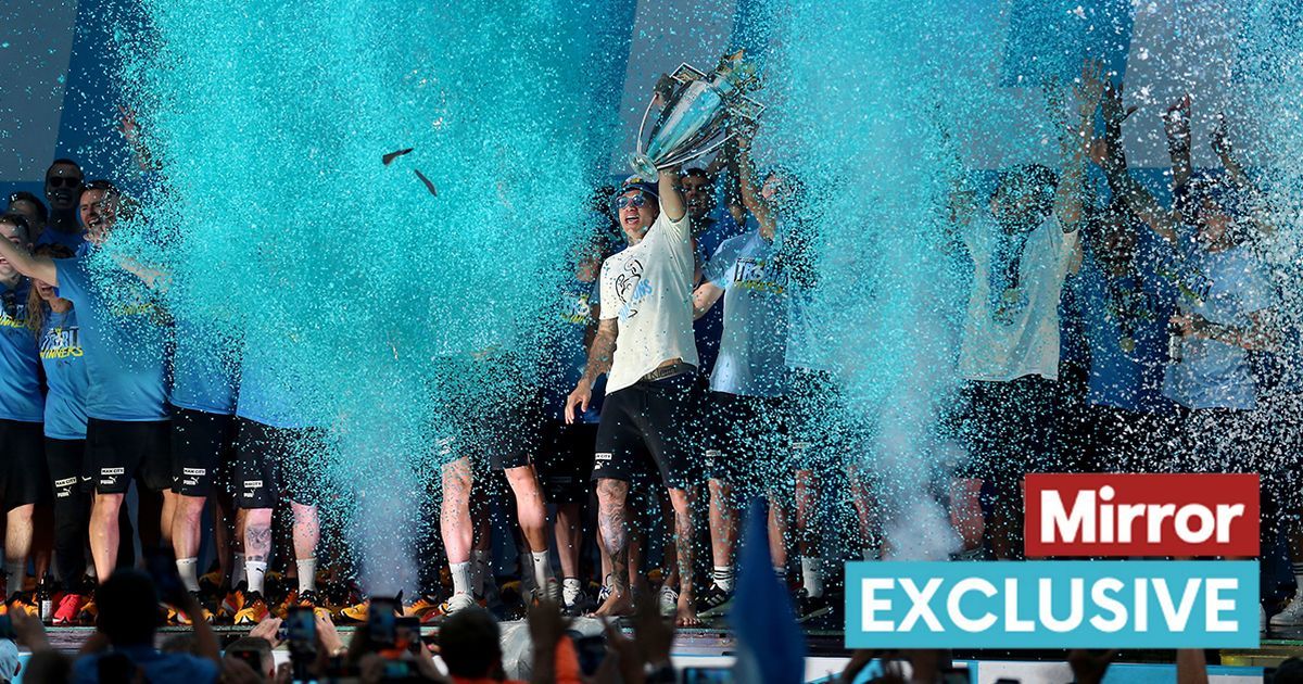 Joy and lightning at Manchester City's jubilant Treble…
