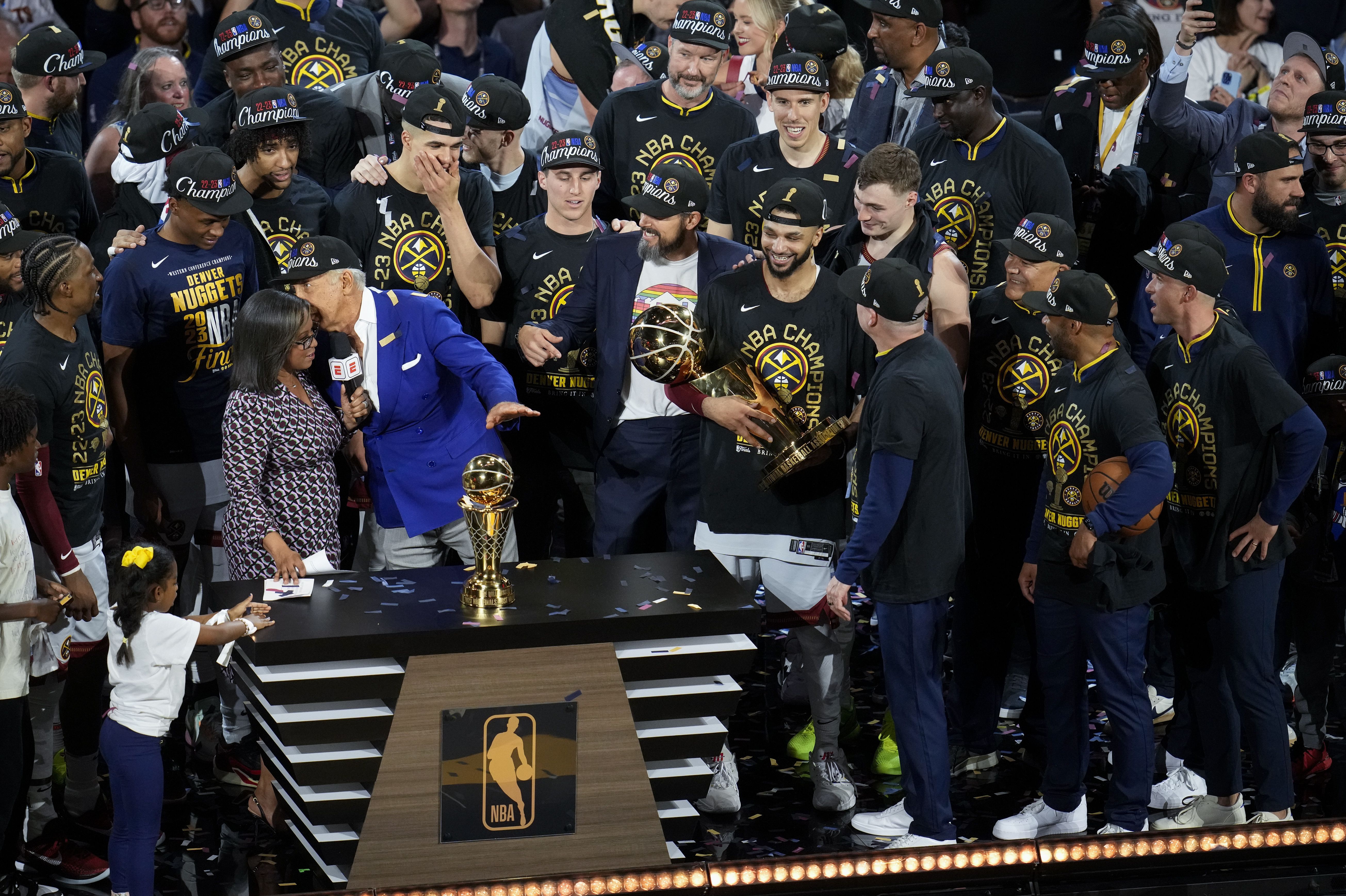 The Denver Nuggets have won the NBA Finals for the…