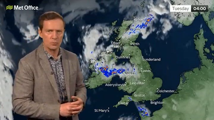 Heat health alerts issued by UKHSA for the whole of…