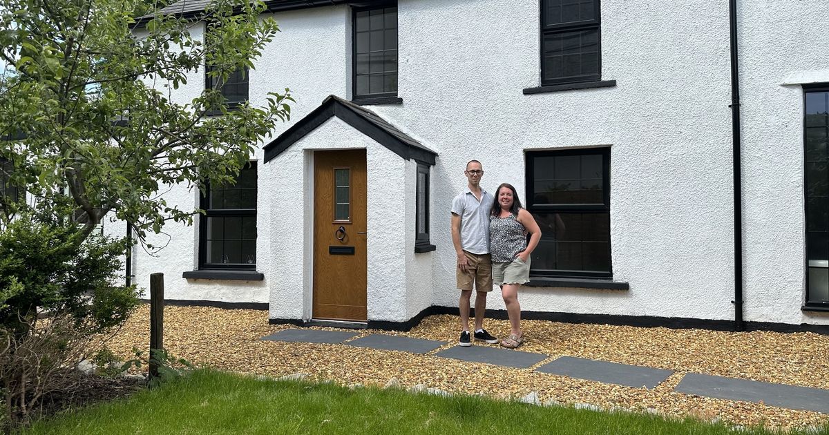 Couple's stunning transformation of derelict cottage…