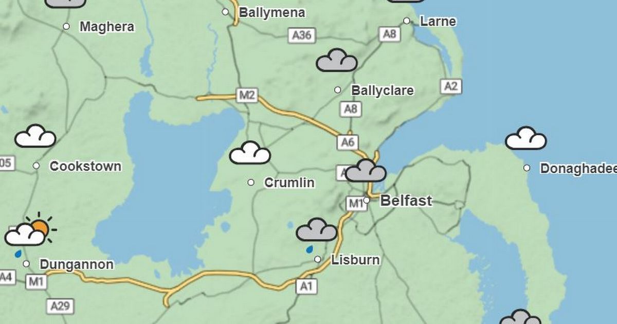 Northern Ireland weather: When rain is forecast as…