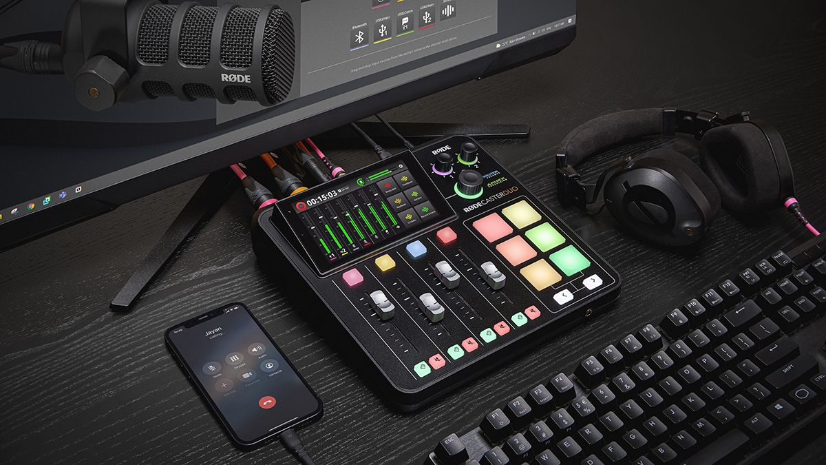 Rode’s Rodecaster Duo is a more compact, cheaper…