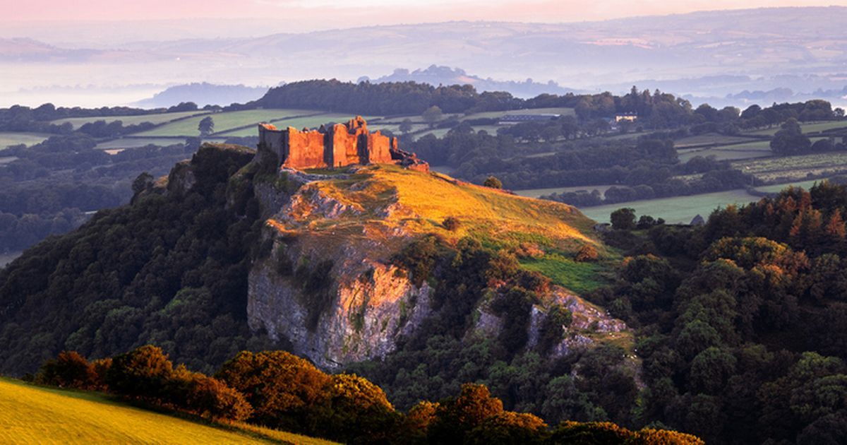 The remote castle with a hidden cave at the end of a…