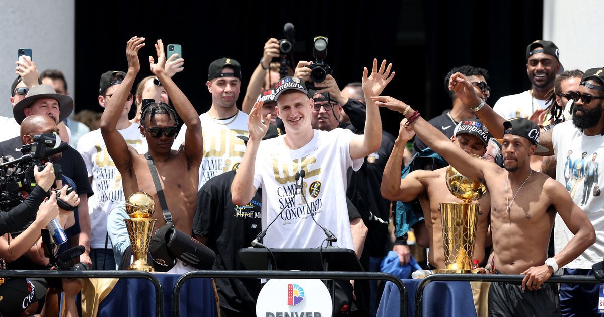 Denver Nuggets go all out at parade celebrating first…