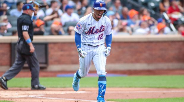Sports Illustrated - Mets’ Francisco Lindor Celebrates…