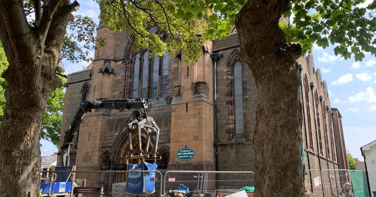 The Cardiff church which has been derelict for years…