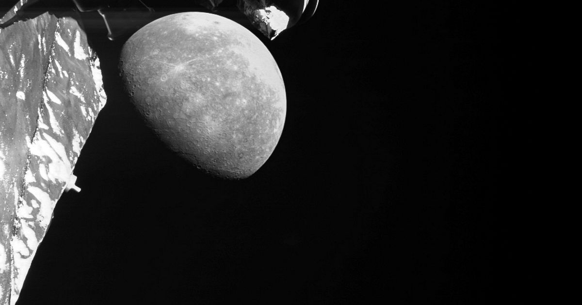 Detailed images of the surface of Mercury captured by…