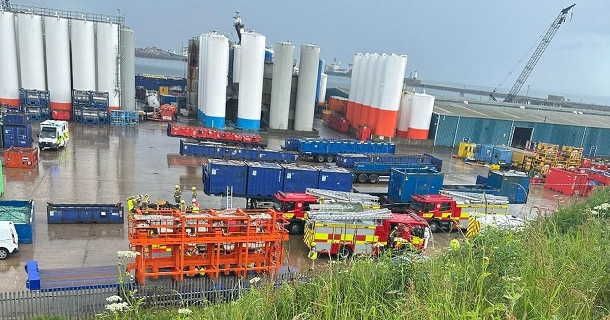 Explosion rocks supply base in Peterhead sparking…