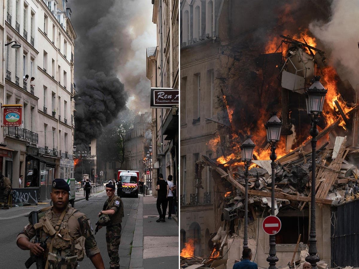 Rescuers search for person feared missing under rubble…