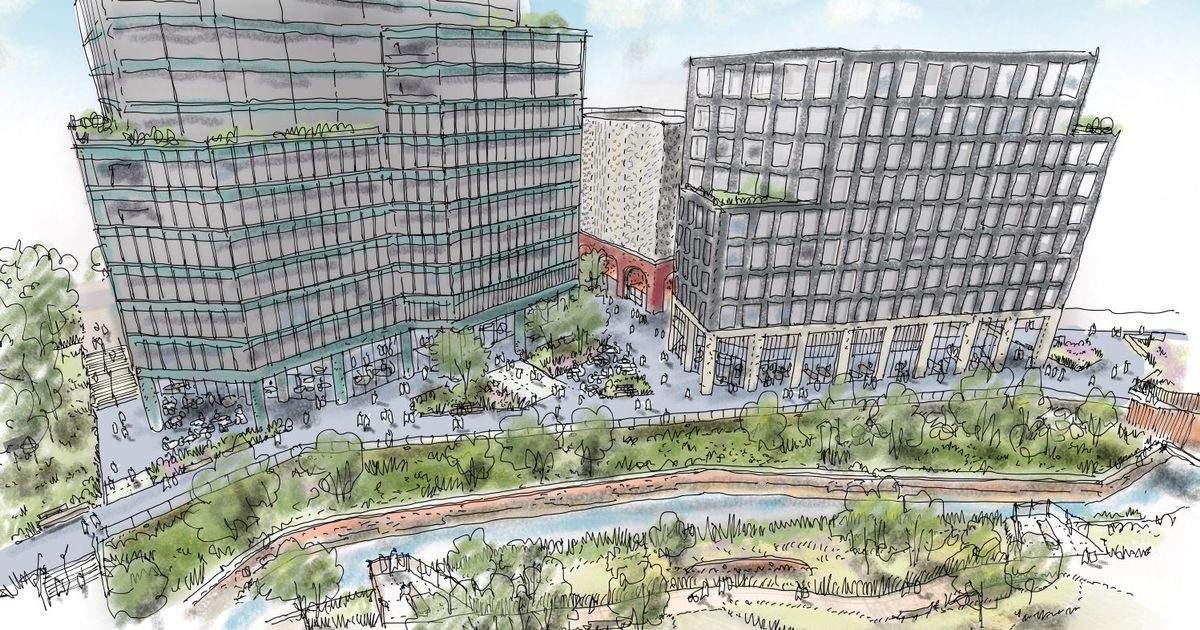 The revamped plans for a major development next to…