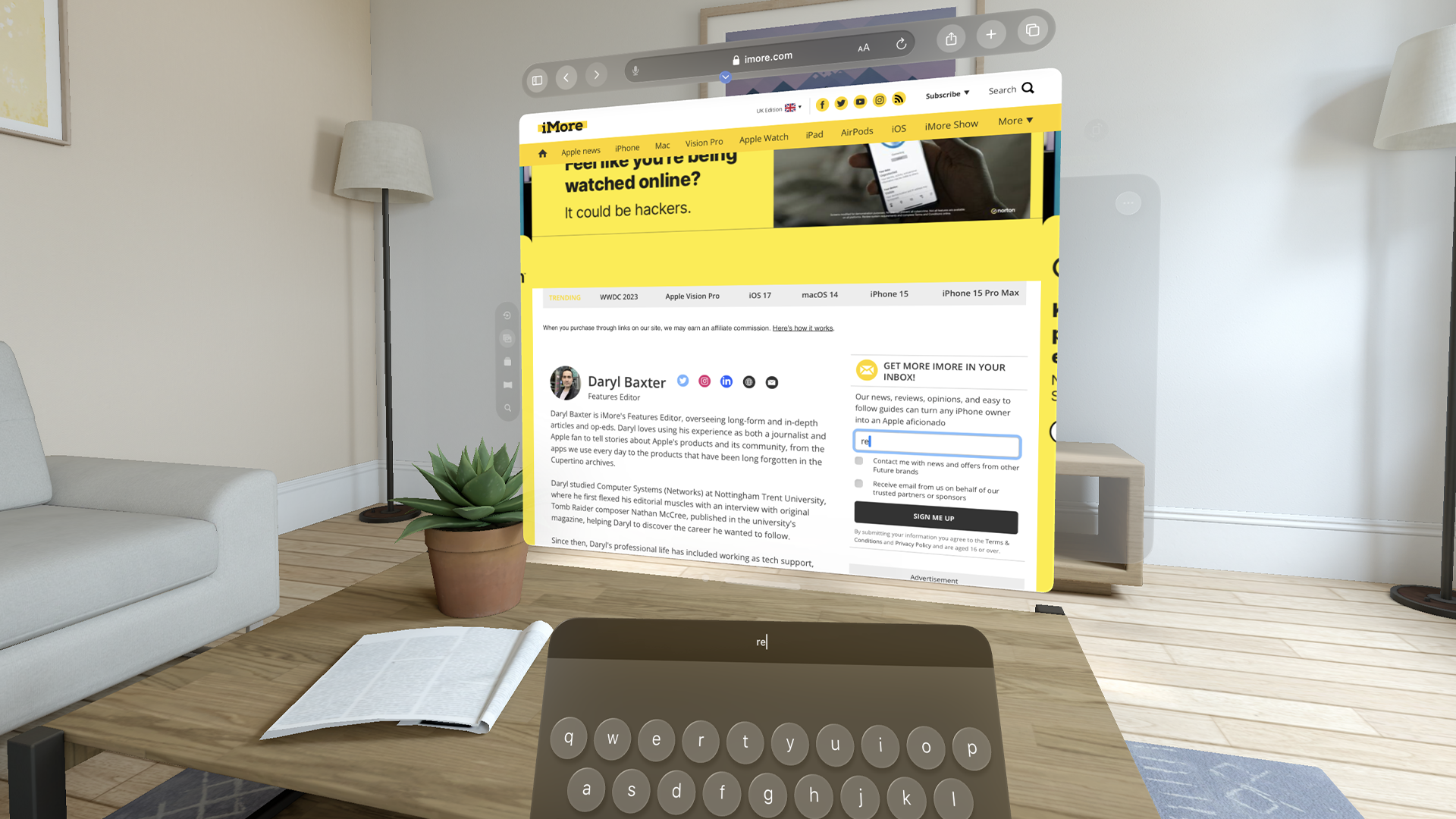 Using the visionOS SDK for Vision Pro has convinced me…