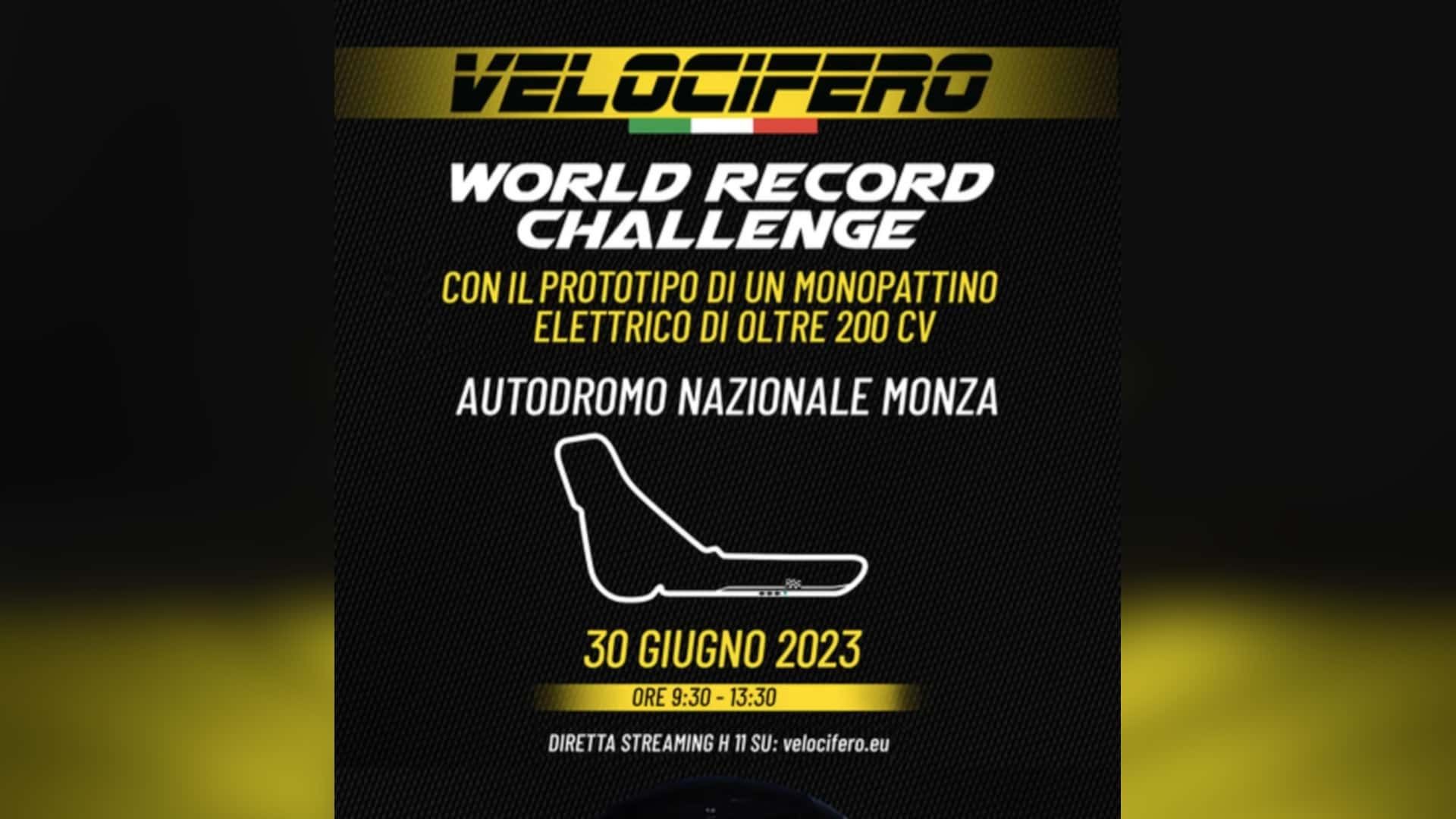 Velocifero To Attempt World Speed Record At Monza On…