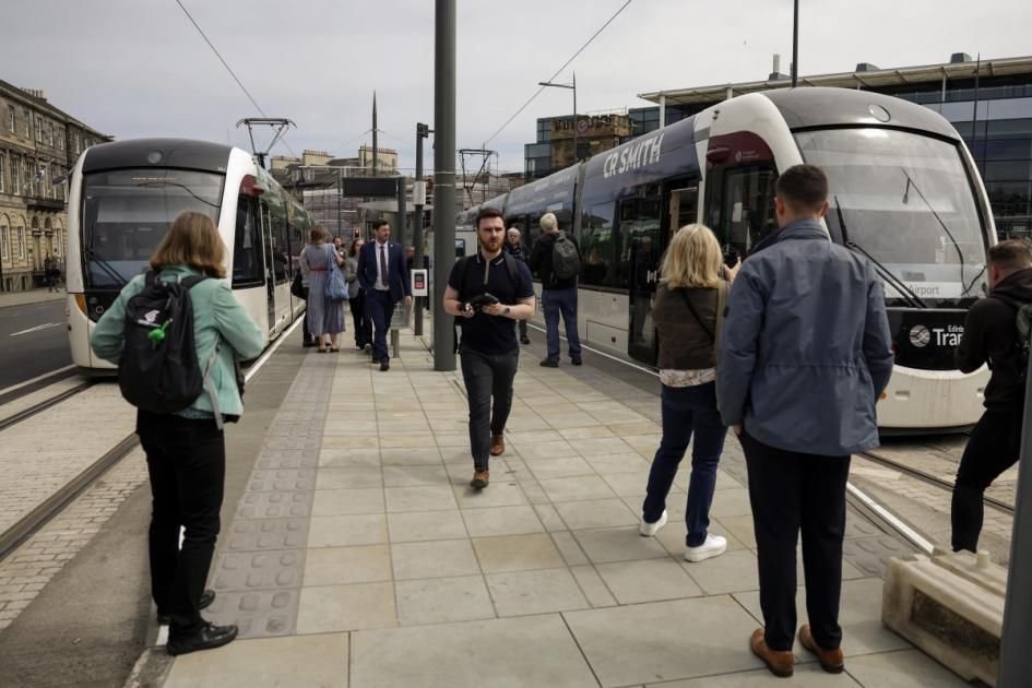Edinburgh tram passengers double since new line launch
