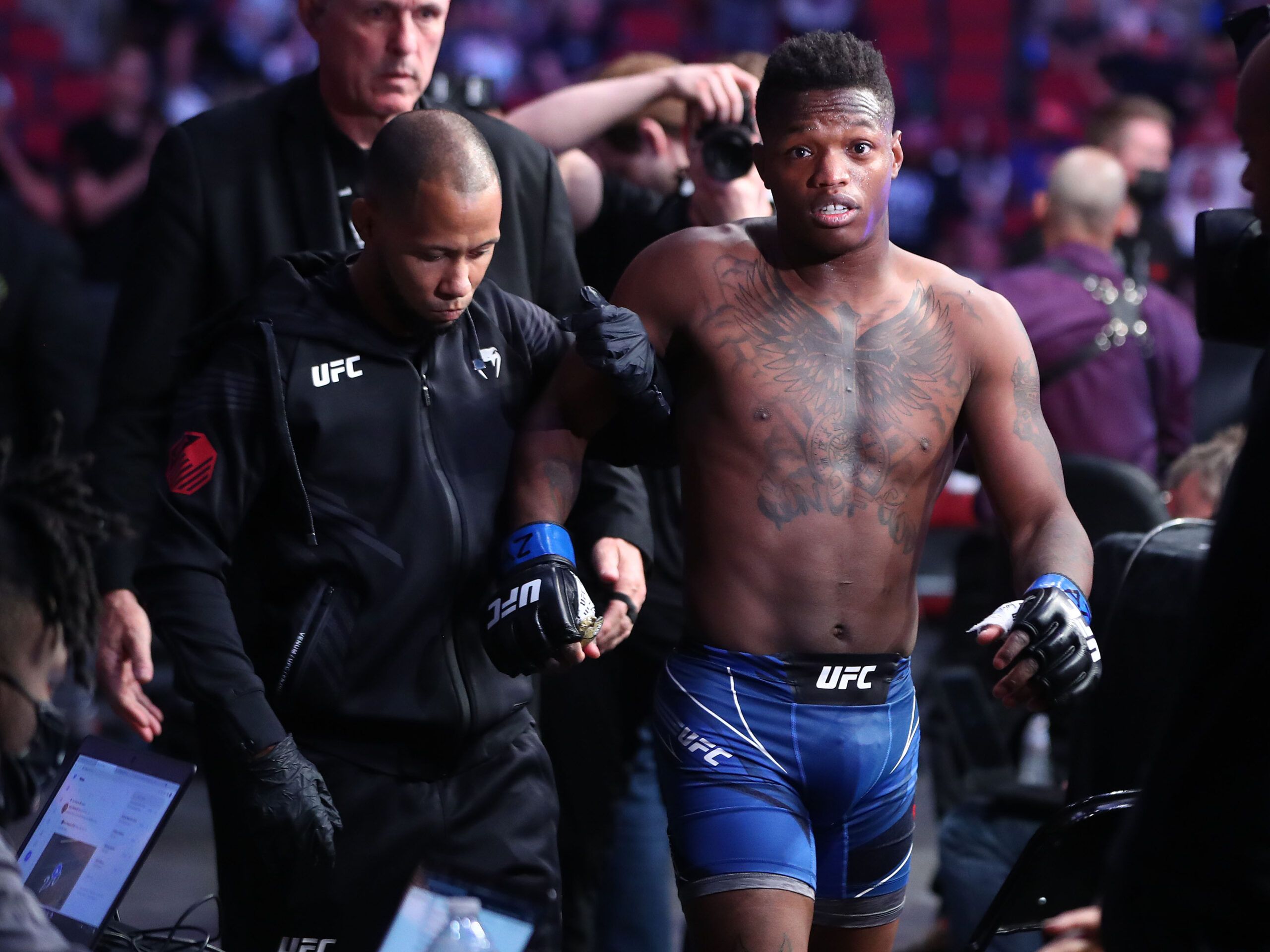 Terrance McKinney looking for momentum, then spots on…