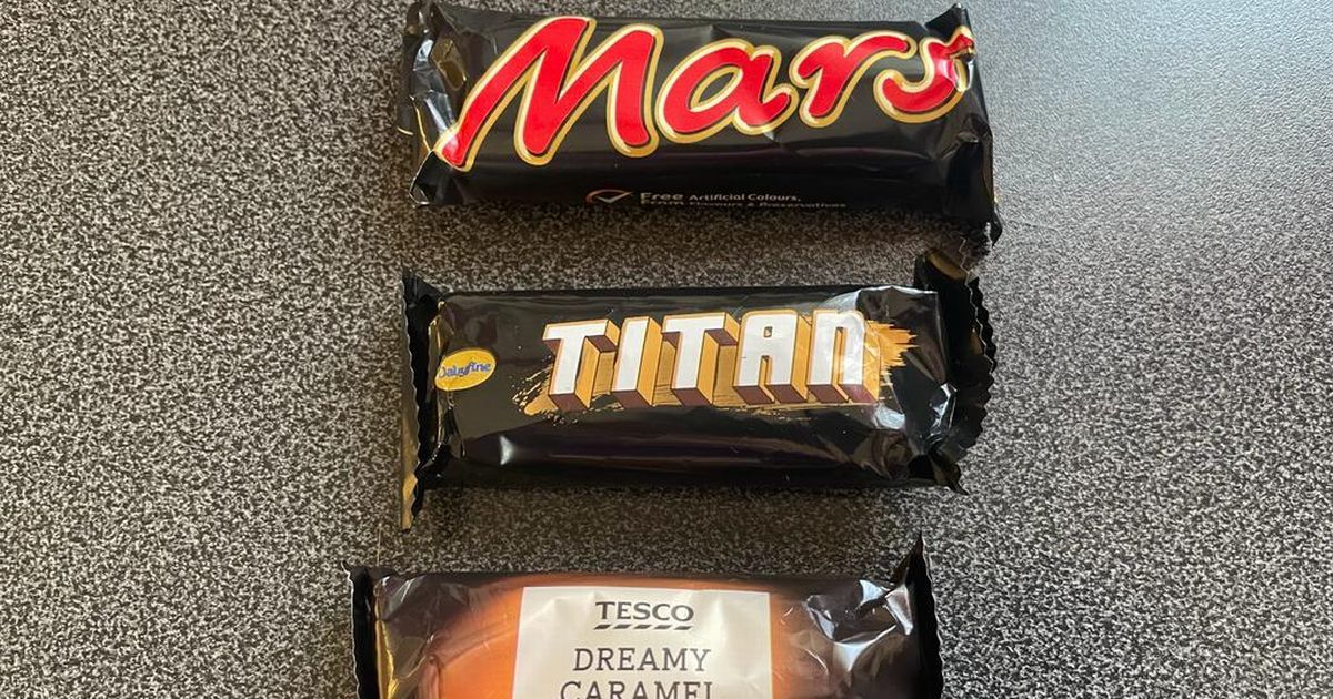 We compare Mars Bars with two supermarket brands…