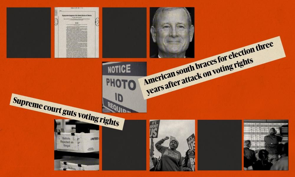 A timeline of voting restrictions passed by US states…