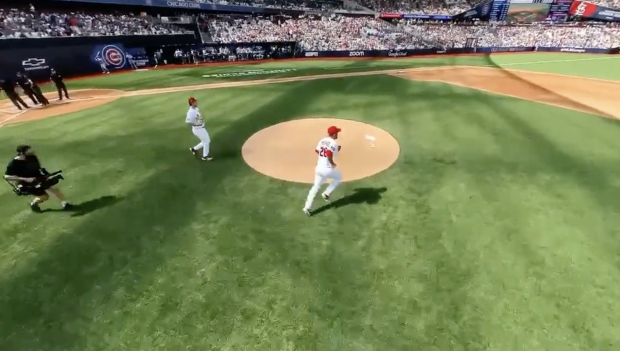 This Wild Camera Angle in Cubs-Cardinals Had MLB Fans…