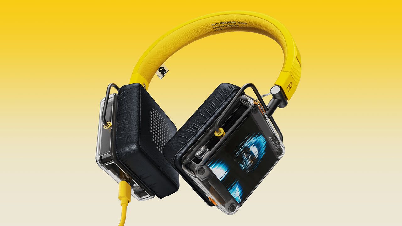 Straight Outta Cyberpunk: Headphone Concept Features…
