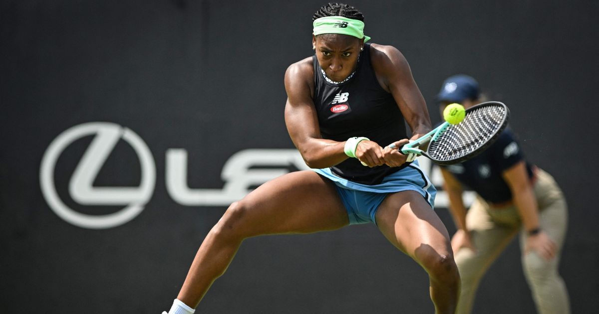 Coco Gauff serves notice she means business on return…