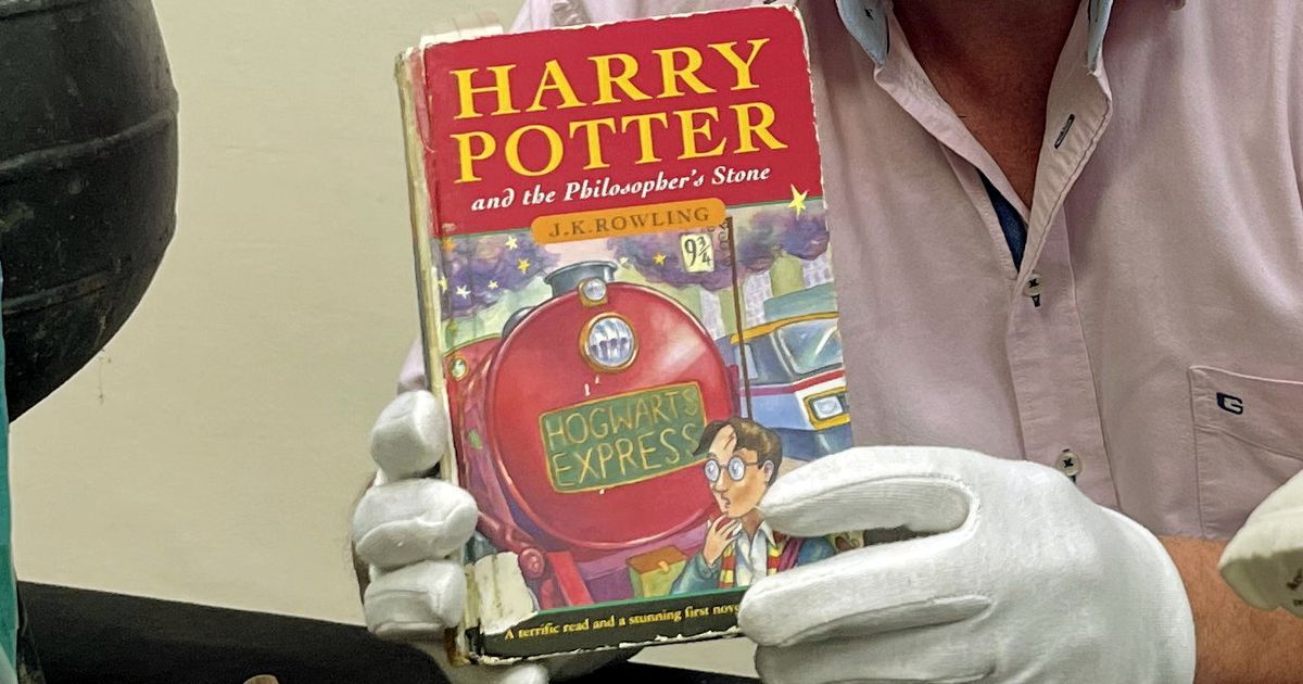 Harry Potter book bought from library for 30p is…