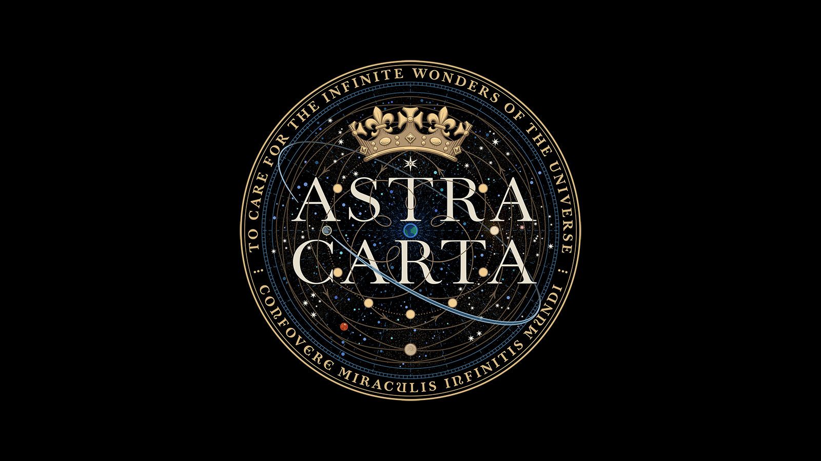 LoveFrom shapes Astra Carta seal’s elegant typography…
