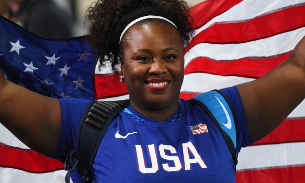 Michelle Carter wins USA's first ever women's shot put…