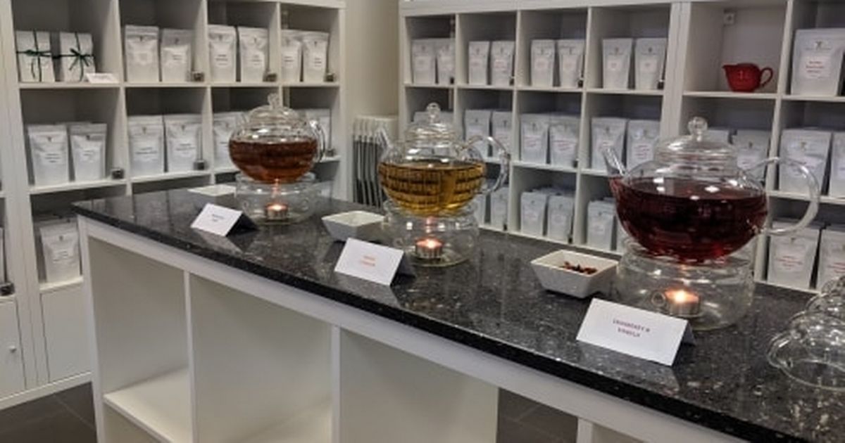 Tiny tea warehouse with more than 200 variants in the…