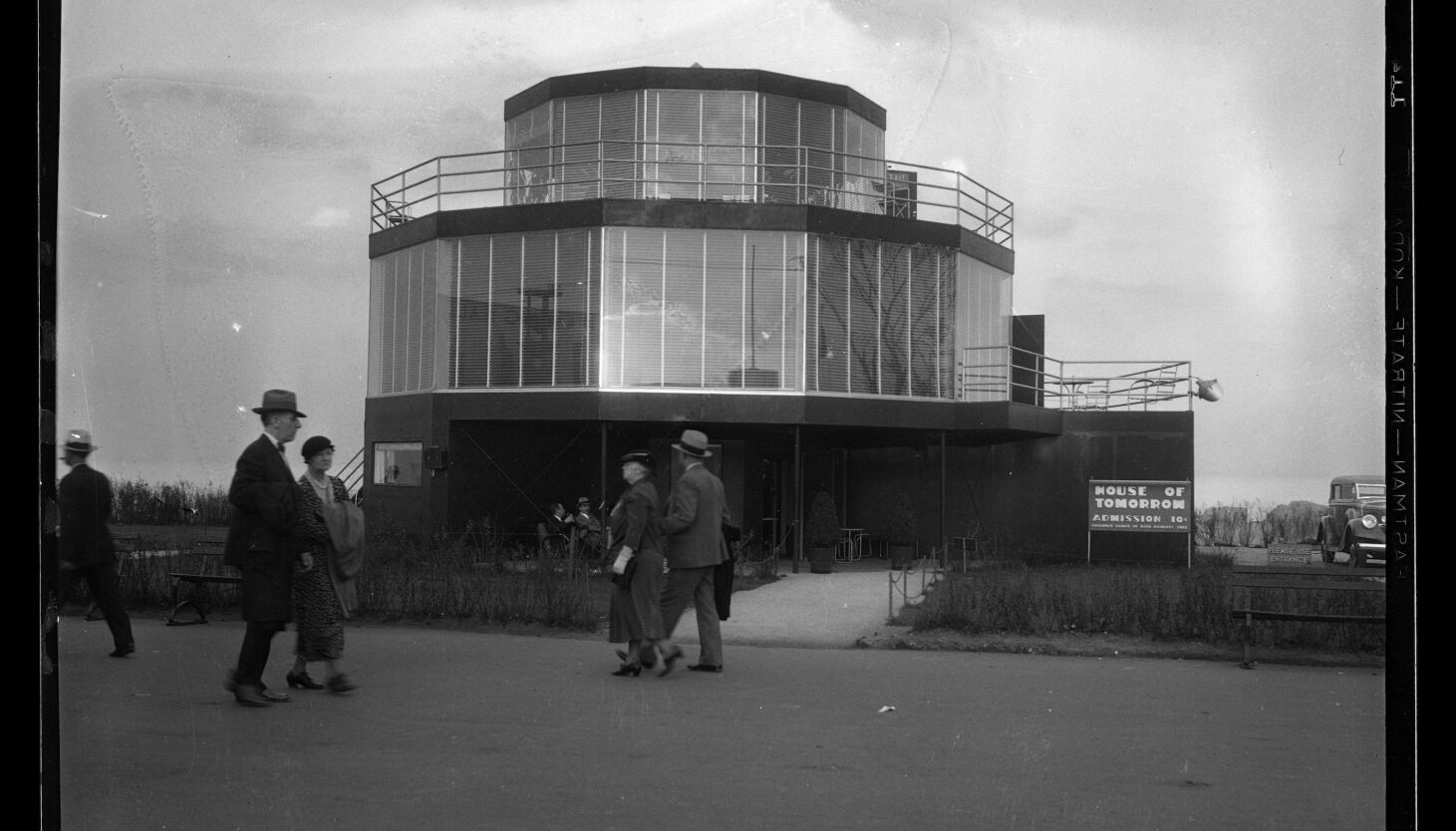 ‘House of Tomorrow’ from 1933 World’s Fair has a…
