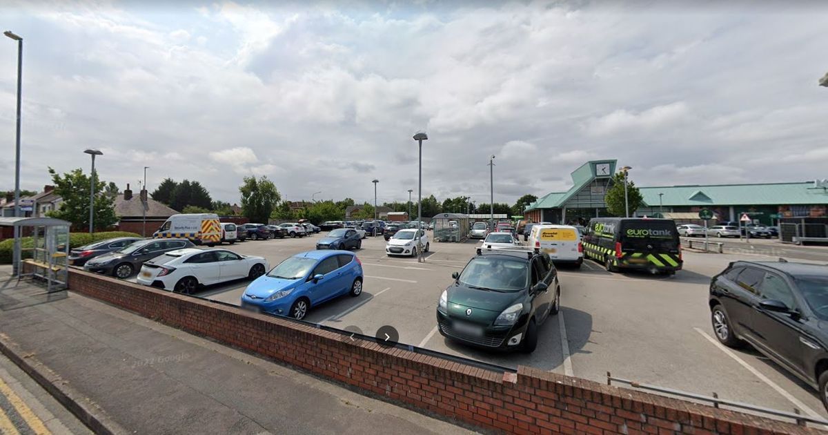 Man battered as he sat in works van on Morrisons car…