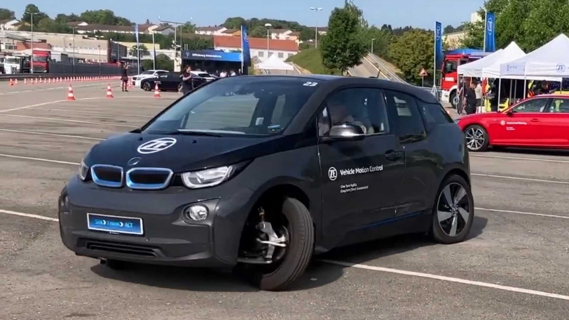 Watch ZF’s Easy Turn System Help A BMW i3 Turn On A…