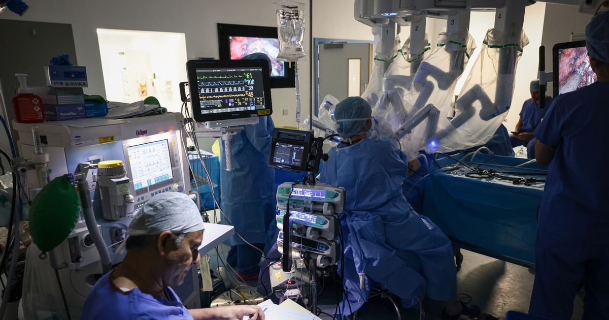 I saw a cancer patient treated by a robot in…