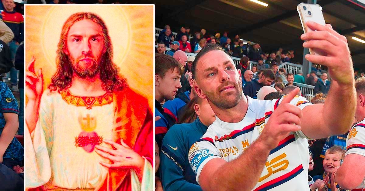 Wakefield Trinity's Luke Gale loving Messiah tattoo…
